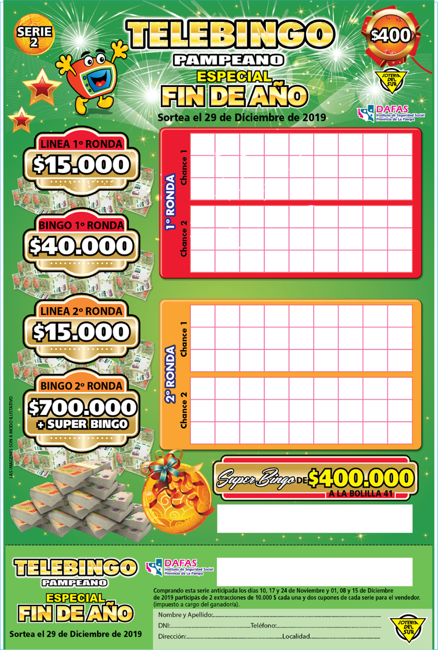Telebingo - Especial fin de año - ISS - La Pampa