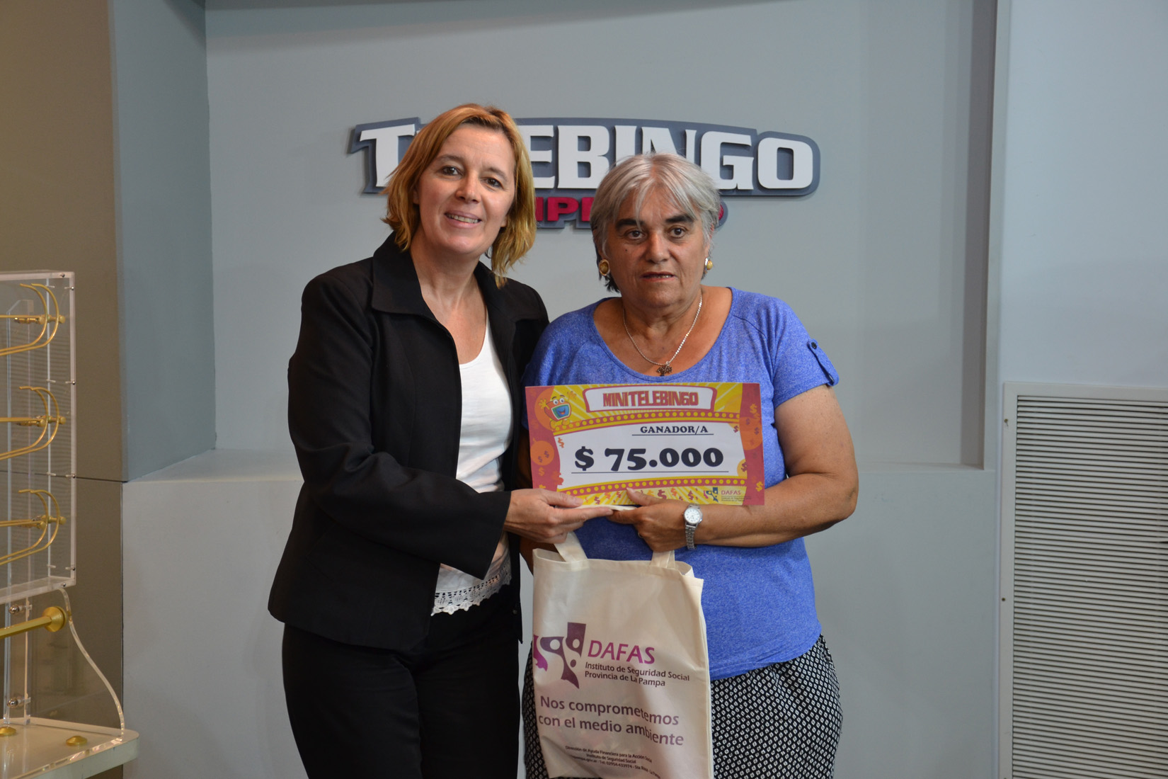 Felicitaciones ganadores de Telebingo Pampeano - ISS - La Pampa